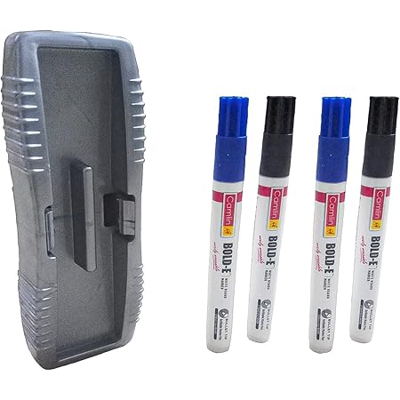 DOMS Fine Magnetic Whiteboard Duster Marker Set | Easy To Wipe ...