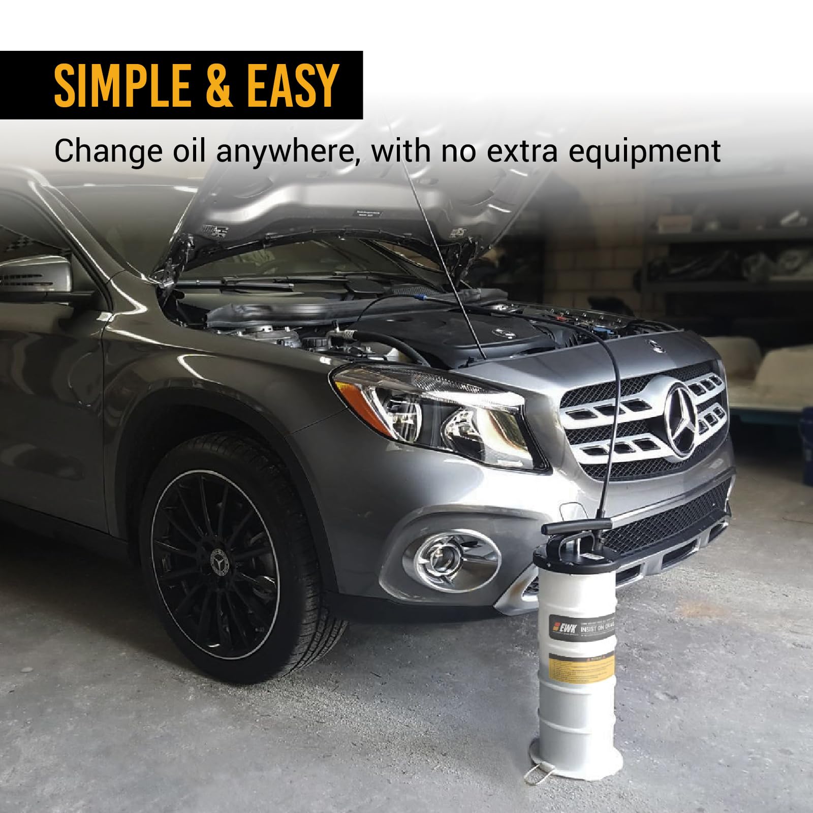 Snapklik.com : 65L Manual Oil Extractor Change Pump For Automotive ...