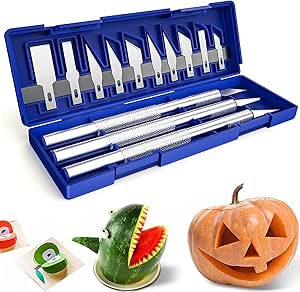 Amazon.com: AB1 13 Pieces Craft Hobby Blades Kit Aluminum Alloy Refill ...