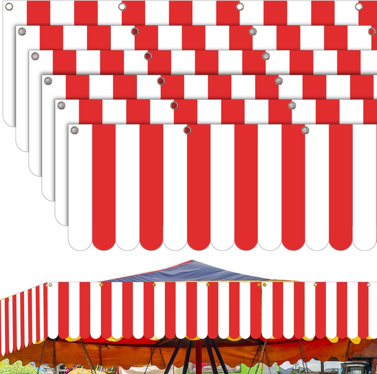 Amazon.com: Preboun 7 Pcs Circus Tent Decorations Carnival Party ...