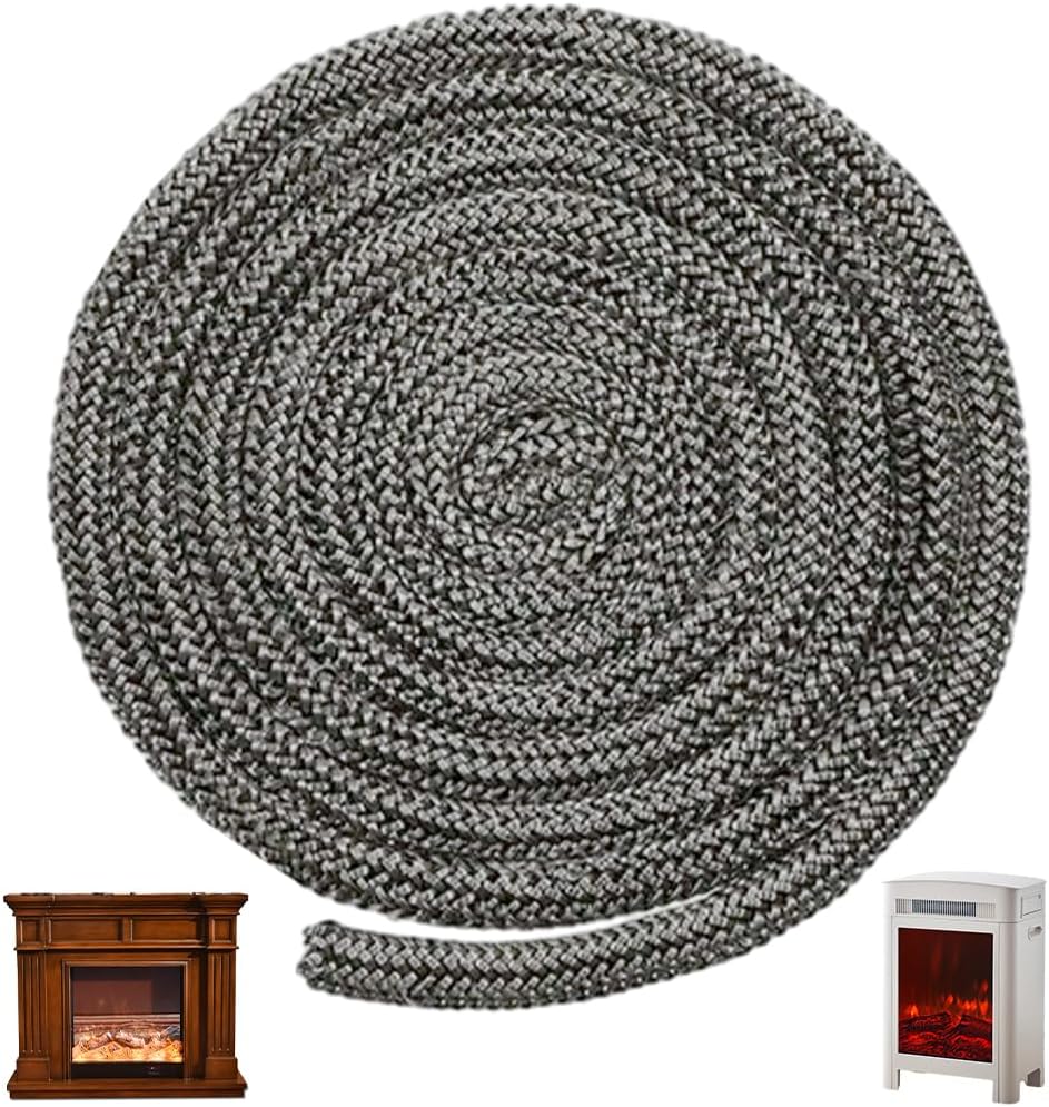 Infreecs Corde de Joint de Cheminée Ø 10mm, 4m Joint Tressé pour Insert ...