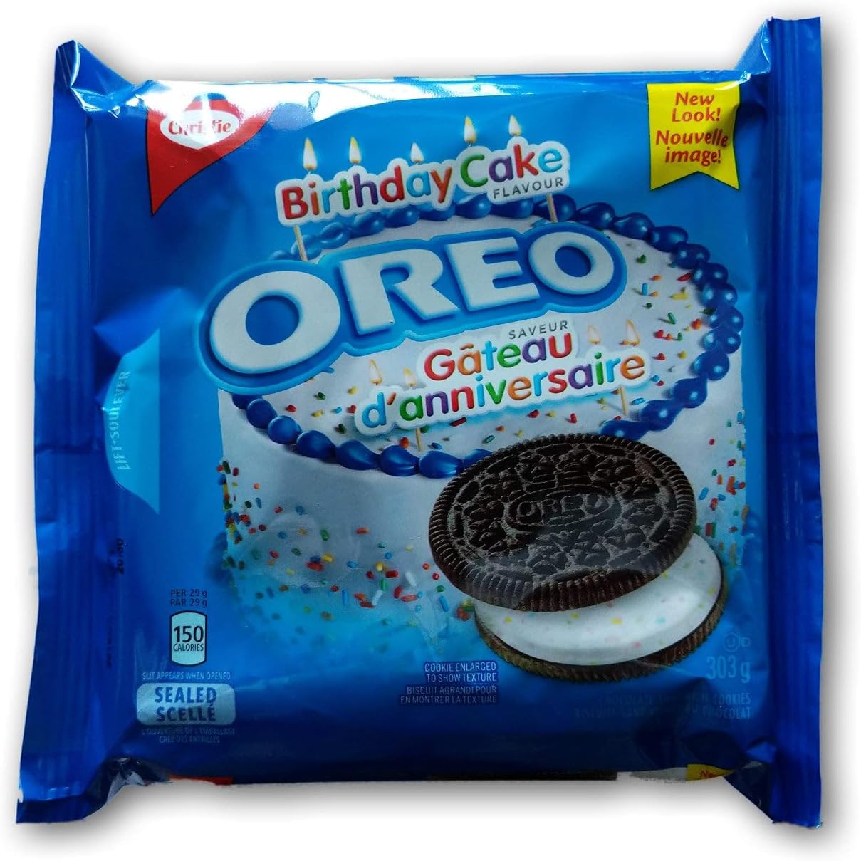 Pack of 3 Oreo Birthday Cake Sandwich Cookies 303g Oreo Cookies Combo ...
