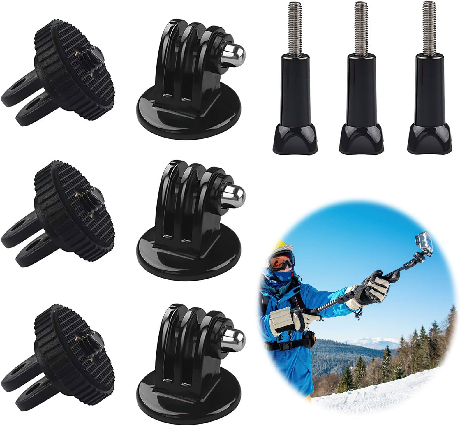 Smatree Aluminium-Stativ-Adapter für GoPro Session, GoPro Hero 2018 ...