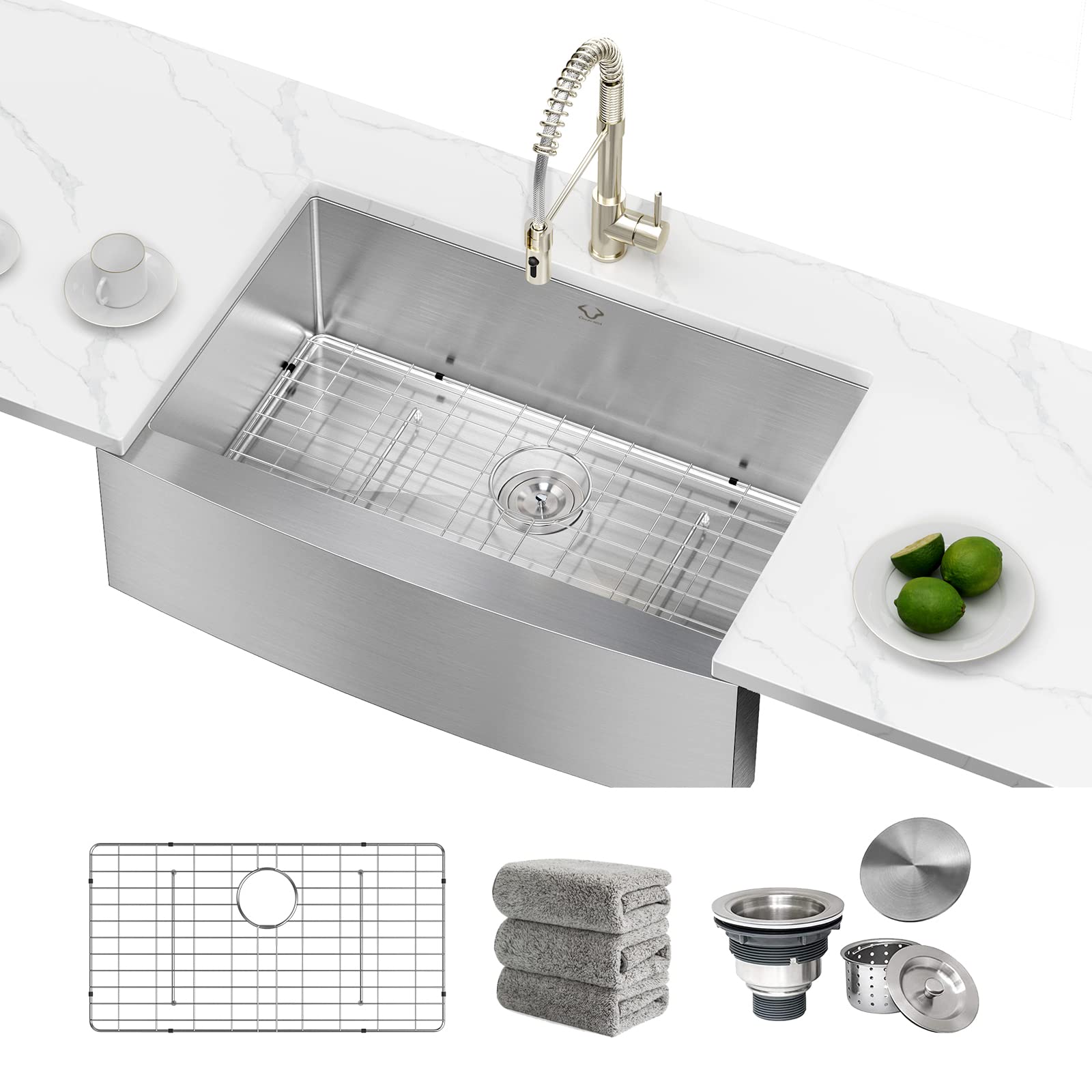 Snapklik.com : Kitchen Sink 33 Inch Undermount Workstation Kitchen Sink ...