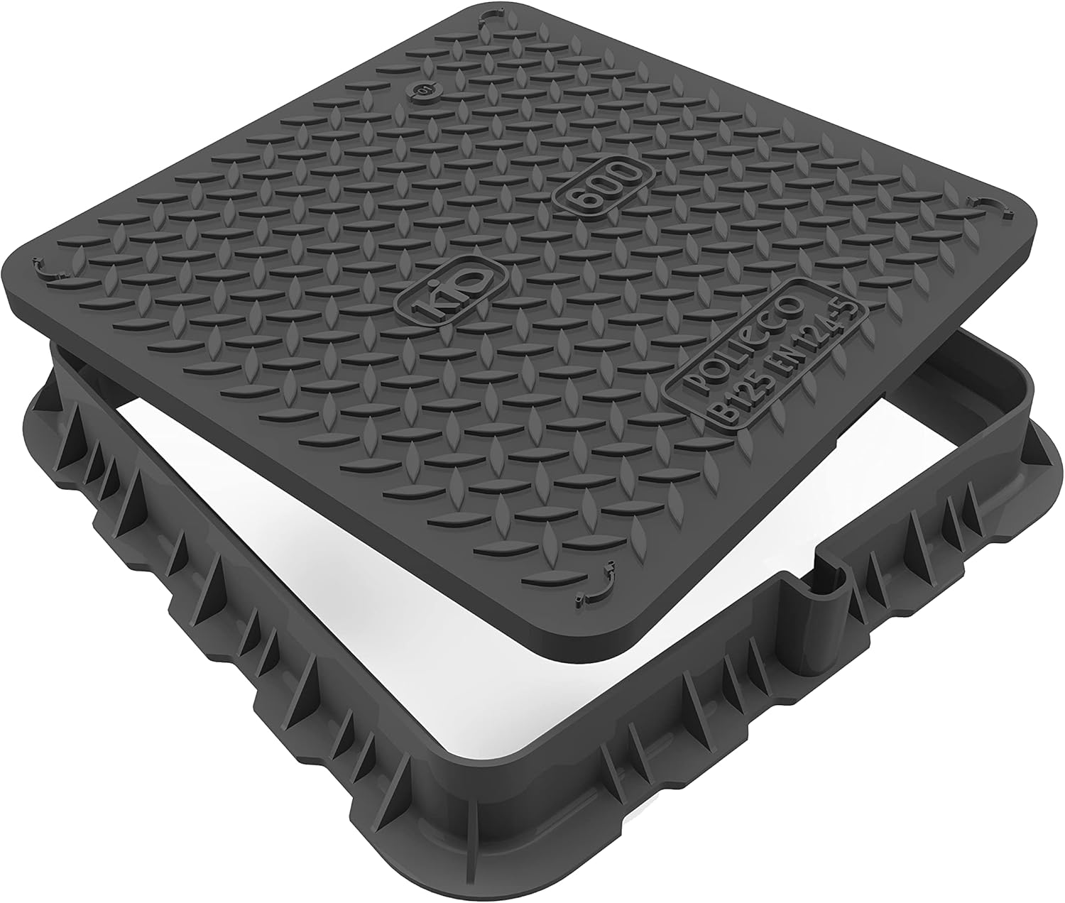 Chiusino KIO 700x700 quadrato con chiusura a tenuta stagna : Amazon.it ...