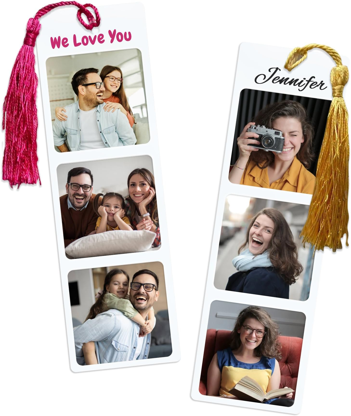 Amazon.com: Personalized Bookmark, Custom Bookmark with Picture Text ...