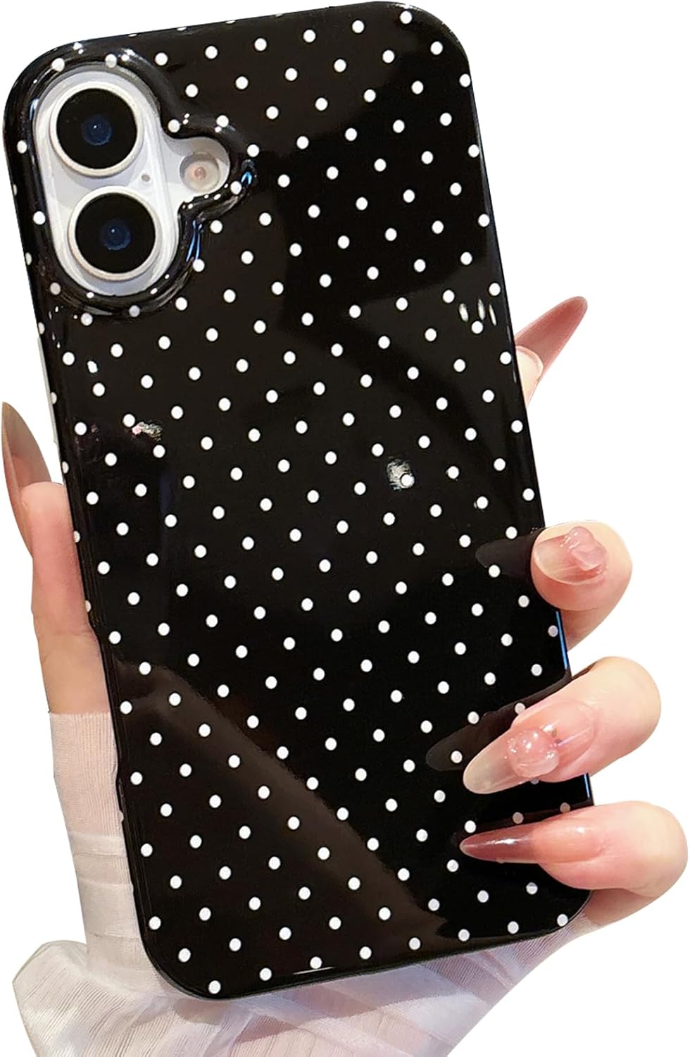 Amazon.com: Jmltech Polka Dot Phone Cases for iPhone 16 Plus Case Girly ...