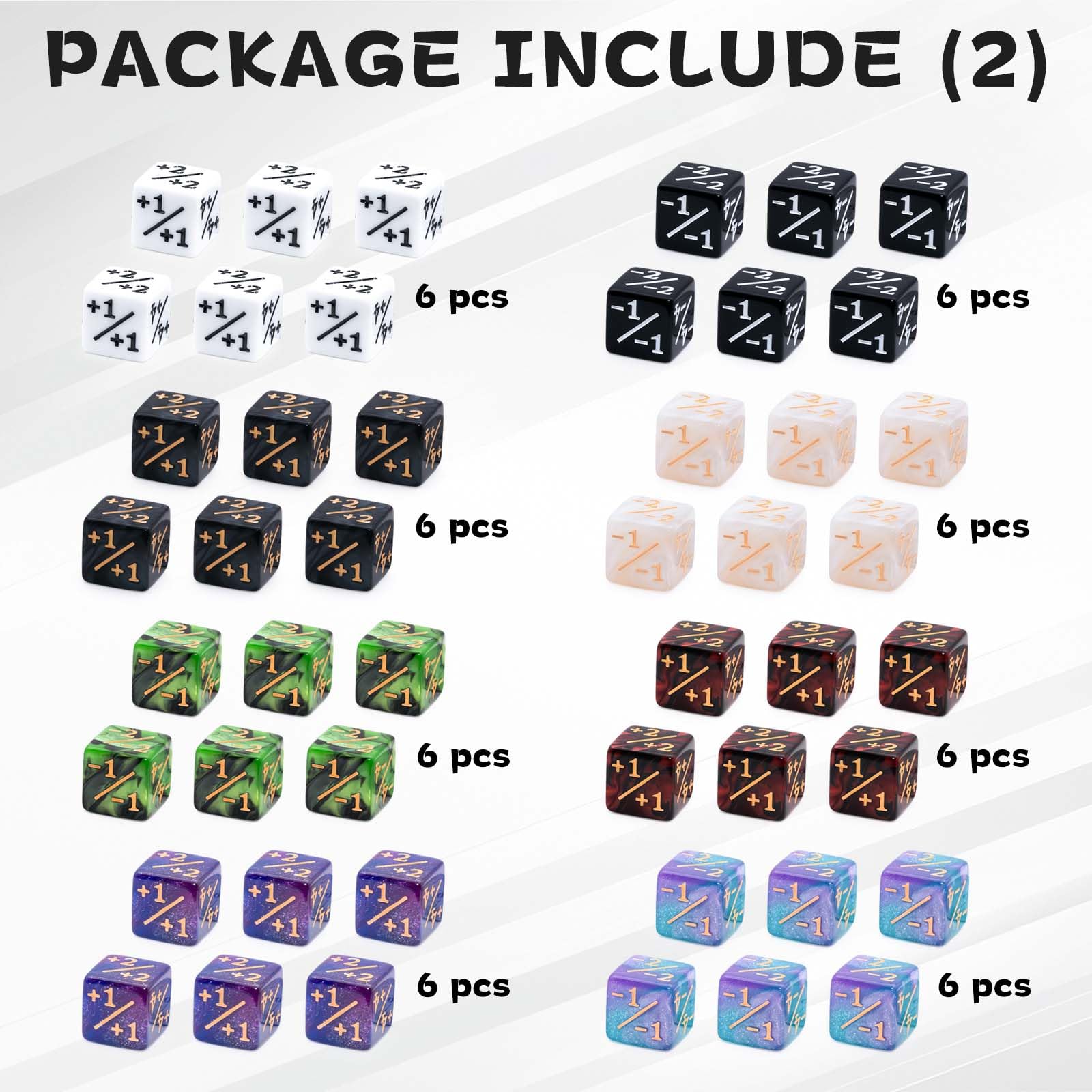 Magic The Gathering Dice 78 Pieces MTG Dice Counters Bulk Life Keyword ...