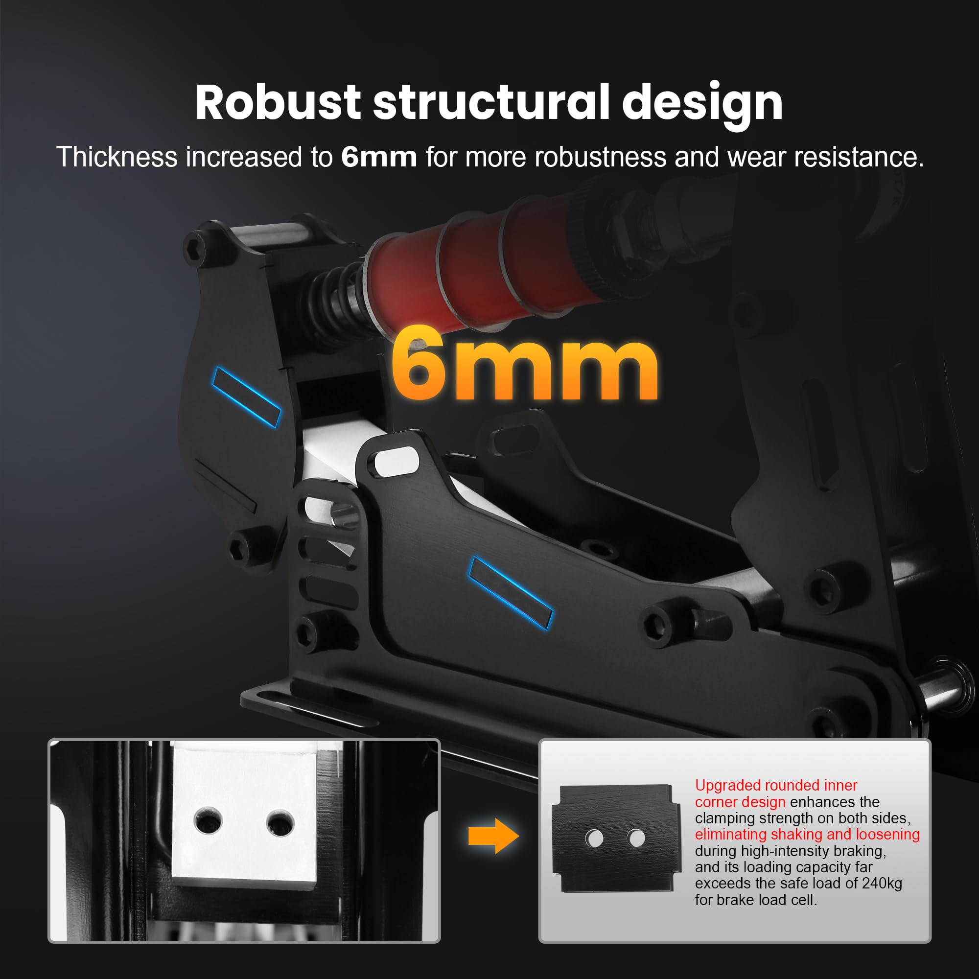 Snapklik.com : SIMSONN PRO Plus Pedals Sim Racing Pedals PC Racing ...