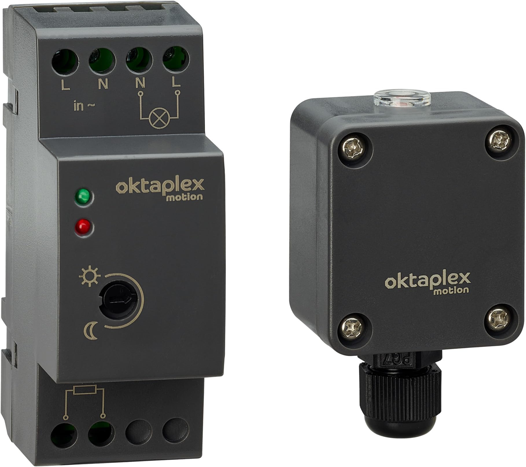 Oktaplex Edi Dämmerungsschalter Hutschiene 35mm 230V externer ...