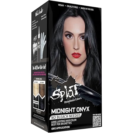 Amazon.com : Splat | Midnight Complete Kit | Hair Dye | Semi-Permanent ...
