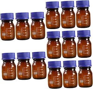 Amazon.co.jp: NUOBESTY 15pcs Sampling Bottles Medicine Refill ...