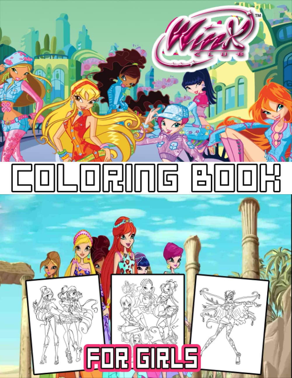 Buy Winx Club Coloring Book For Girls: A Fabulous Coloring Book For ...