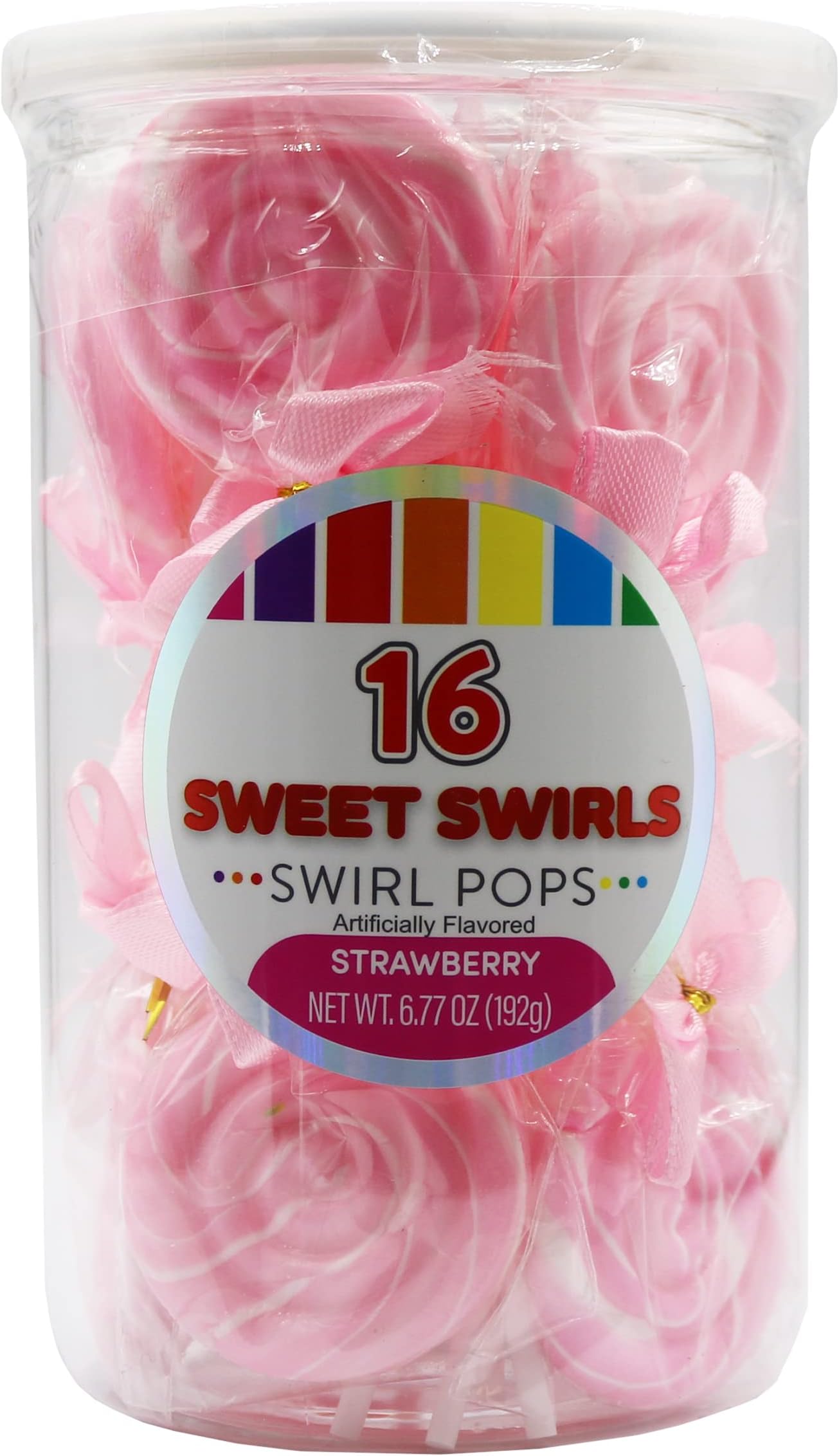 Amazon.com : FirstChoiceCandy Swirl pops, Individually Wrapped Sweet ...