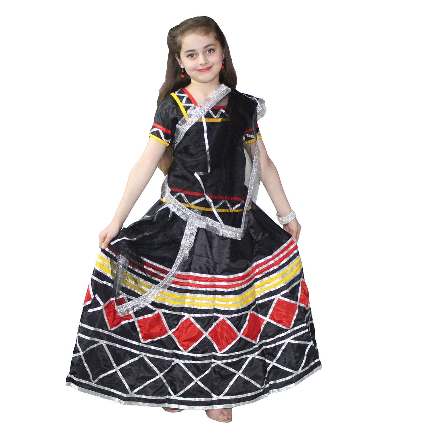 Buy Kaku Fancy Dresses Kalbeliya Costume / Sapera Fancy Dress / Folk ...