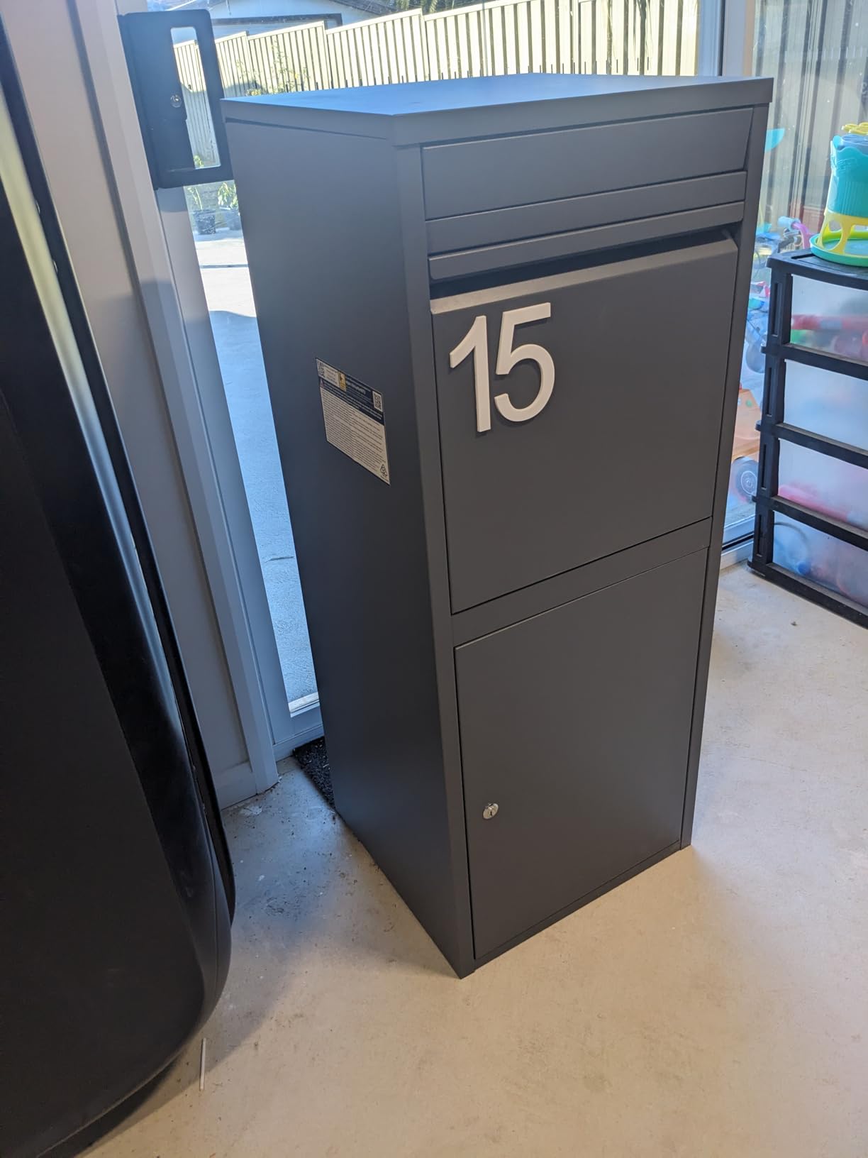 Fortia Freestanding Parcel Post Box Letterbox, Letter Slot, Woodland ...