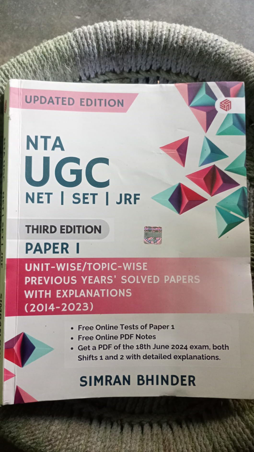 Buy Nta Ugc Net | Set | Jrf | Topic- Wise Previous Year's Solved Papers With Explanations |2014 ...