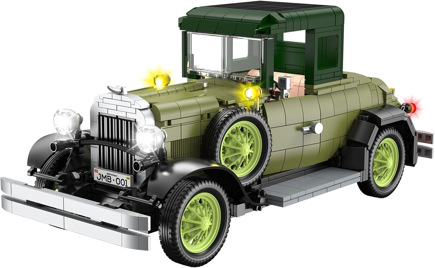 Amazon.com: NUTCRACKER Retro Car Model Building Set for Adult, Vintage ...