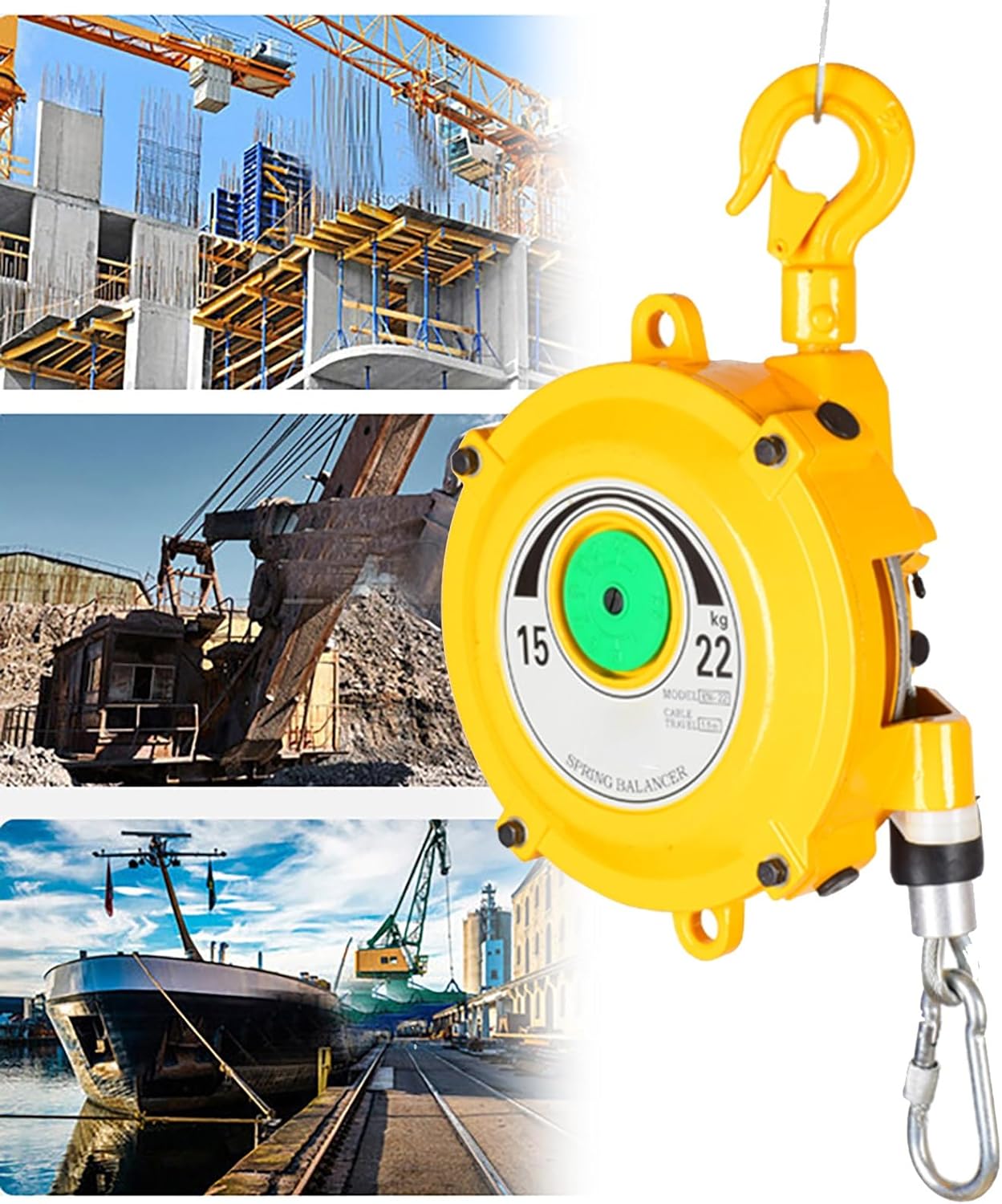 Amazon.co.jp: Spring Balancer Retractable Spring Balancer Tool ...