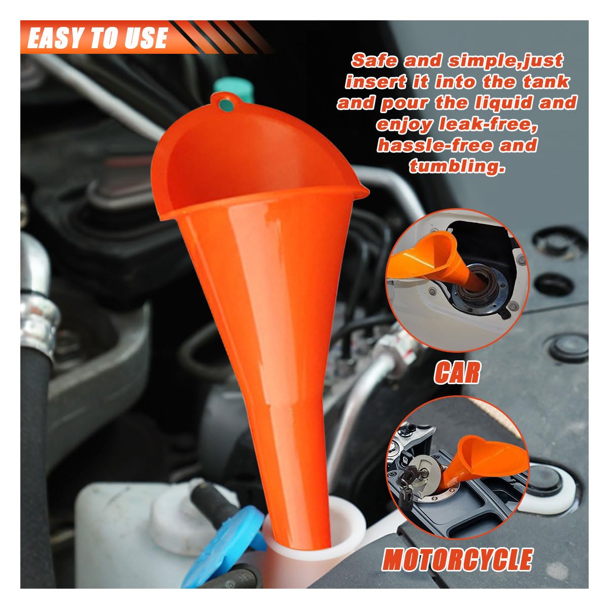 Hardys Plastic Funnel - Large Nozzle Funnel With Integrated Mesh And ...