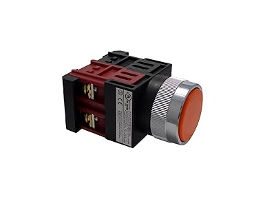 Amazon | マルヤス電業φ25押ボタンSW平形(3色)1a1b接点 A25PF11 | 押しボタンスイッチ | 産業・研究開発用品 通販