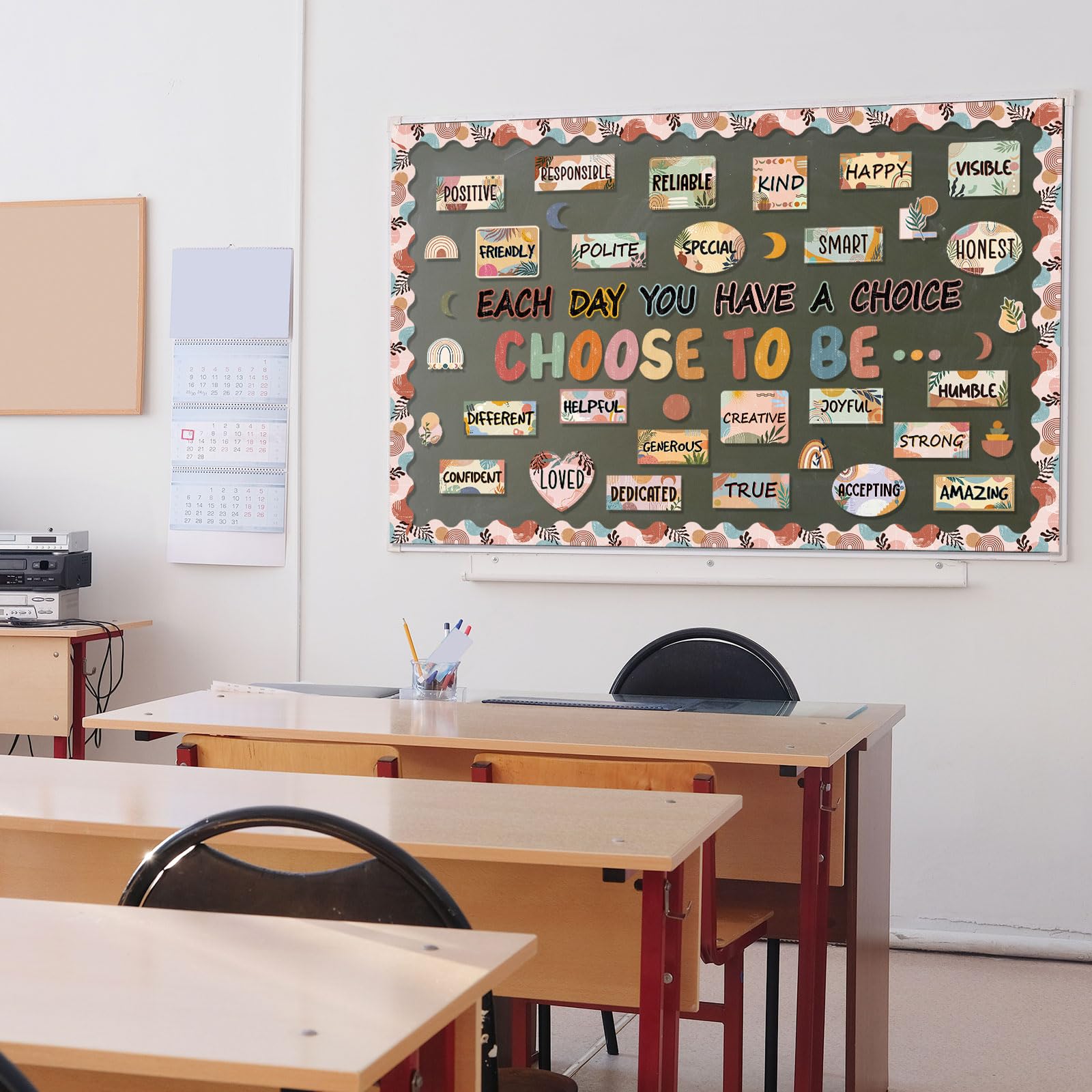 Snapklik.com : Boho Motivational Bulletin Board Classroom Decorations ...