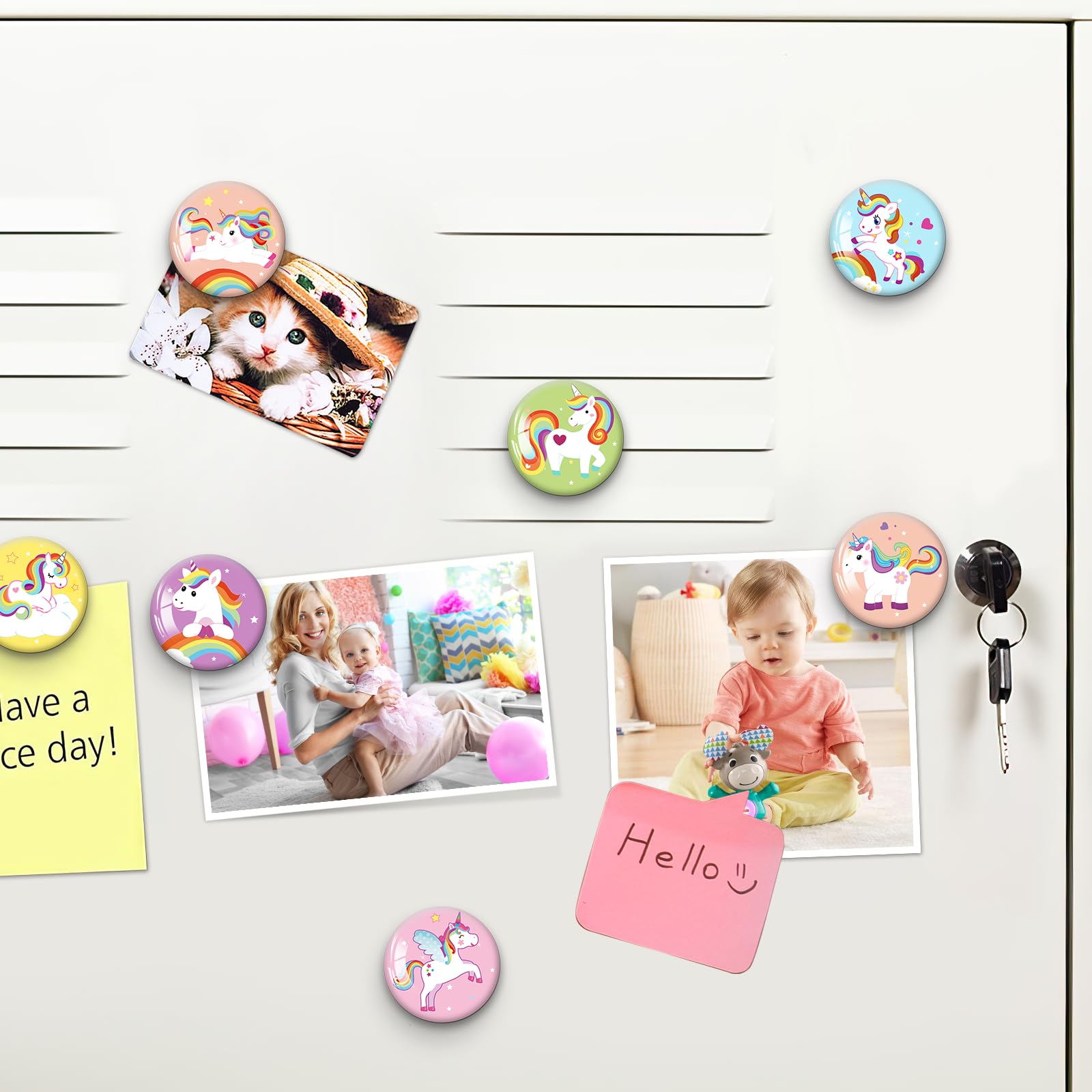 Snapklik.com : MORCART 16PCS Magnets For Fridge, Cute Magnets For ...