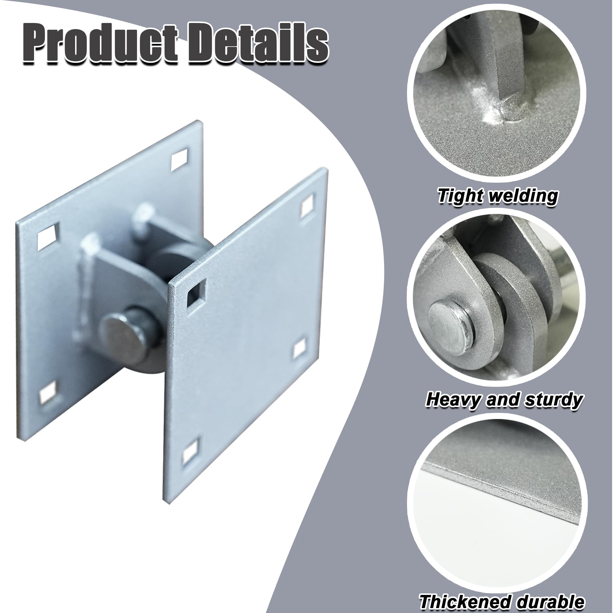 Snapklik.com : 2pcs Floating Dock Hinge Heavy Duty Dock Hardware ...