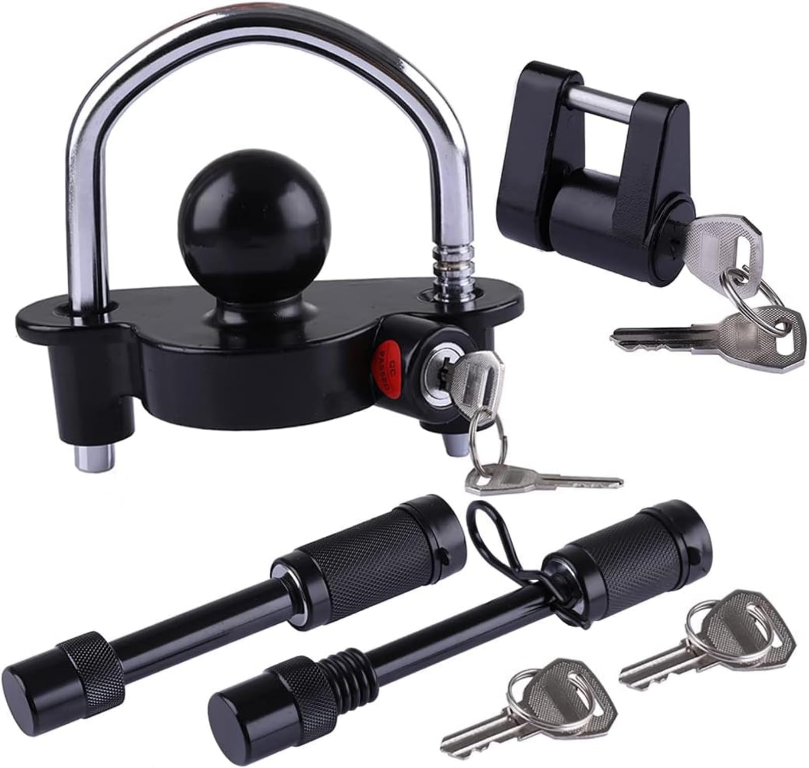 Amazon.com: Master Lock Trailer Lock, Trailer Coupler & Receiver Lock ...