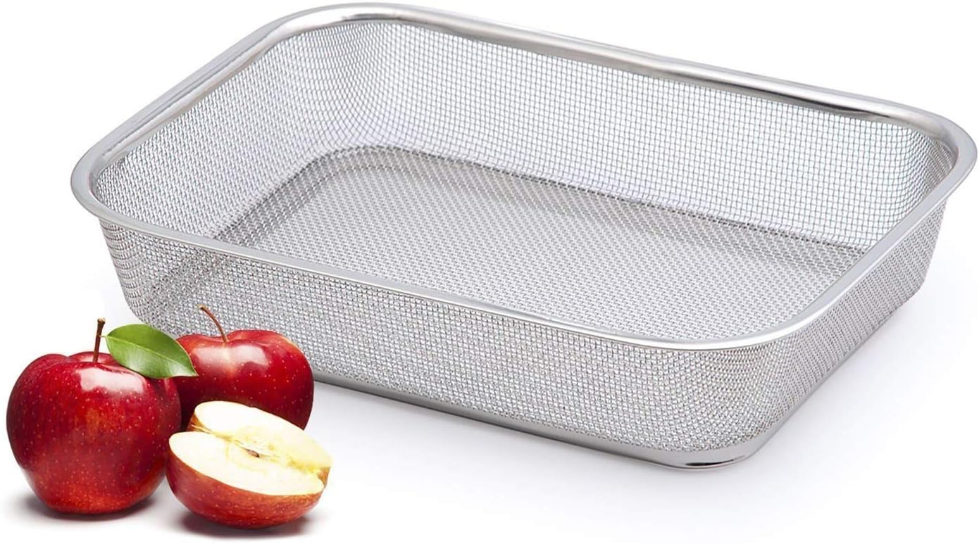 Shreeshann Sink Colander Strainer Rectangular Drain Basket Stainless ...