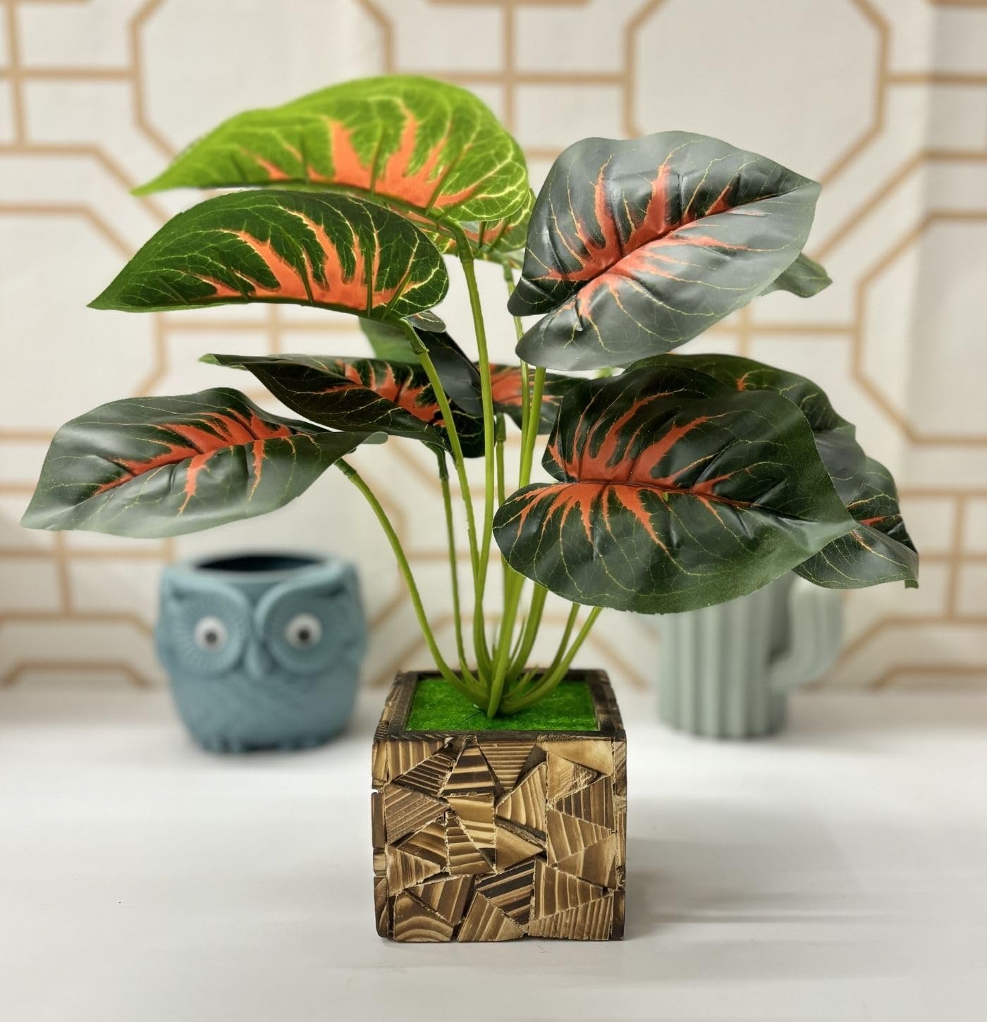 Small Silk Plant House High Quality Artificial Silk Plants