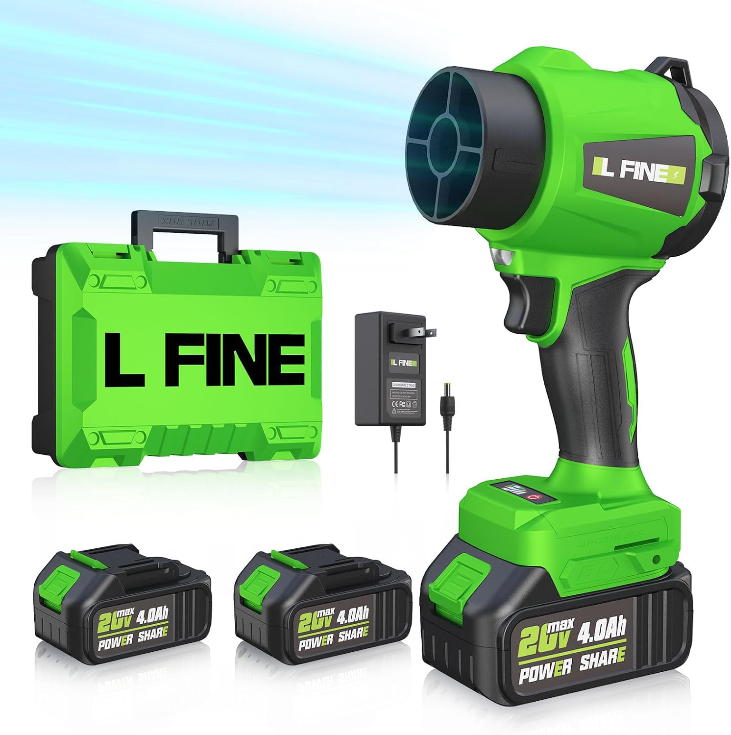 Amazon.com: Leaf Blower Cordless - Lightweight Electric Handheld Blower ...