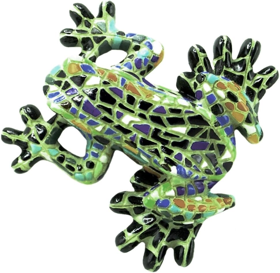 Amazon.com: Barcino Mosaic Green Frog Magnet : Everything Else