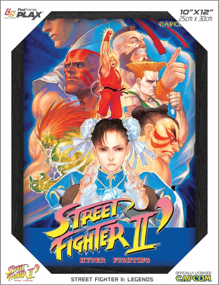Amazon.com: Street Fighter 2 Group Art CAPCOM Video Game Merchandise ...