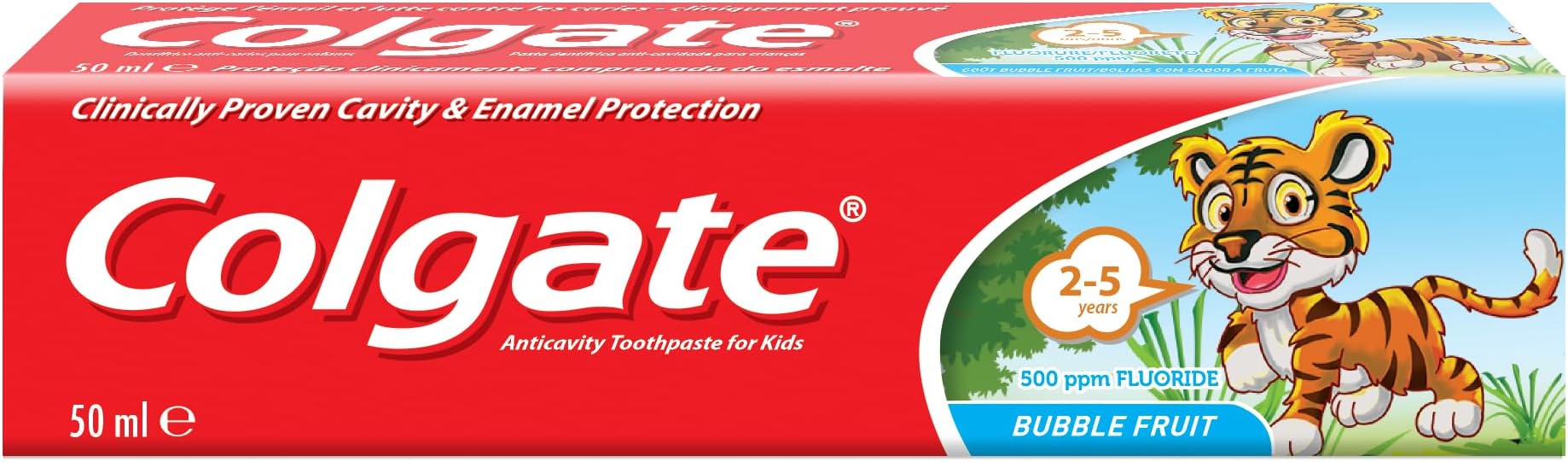 COLGATE TOOTHPASTE 50ML (2-5Y) - BUBBLE FRUIT : Amazon.in: Health ...