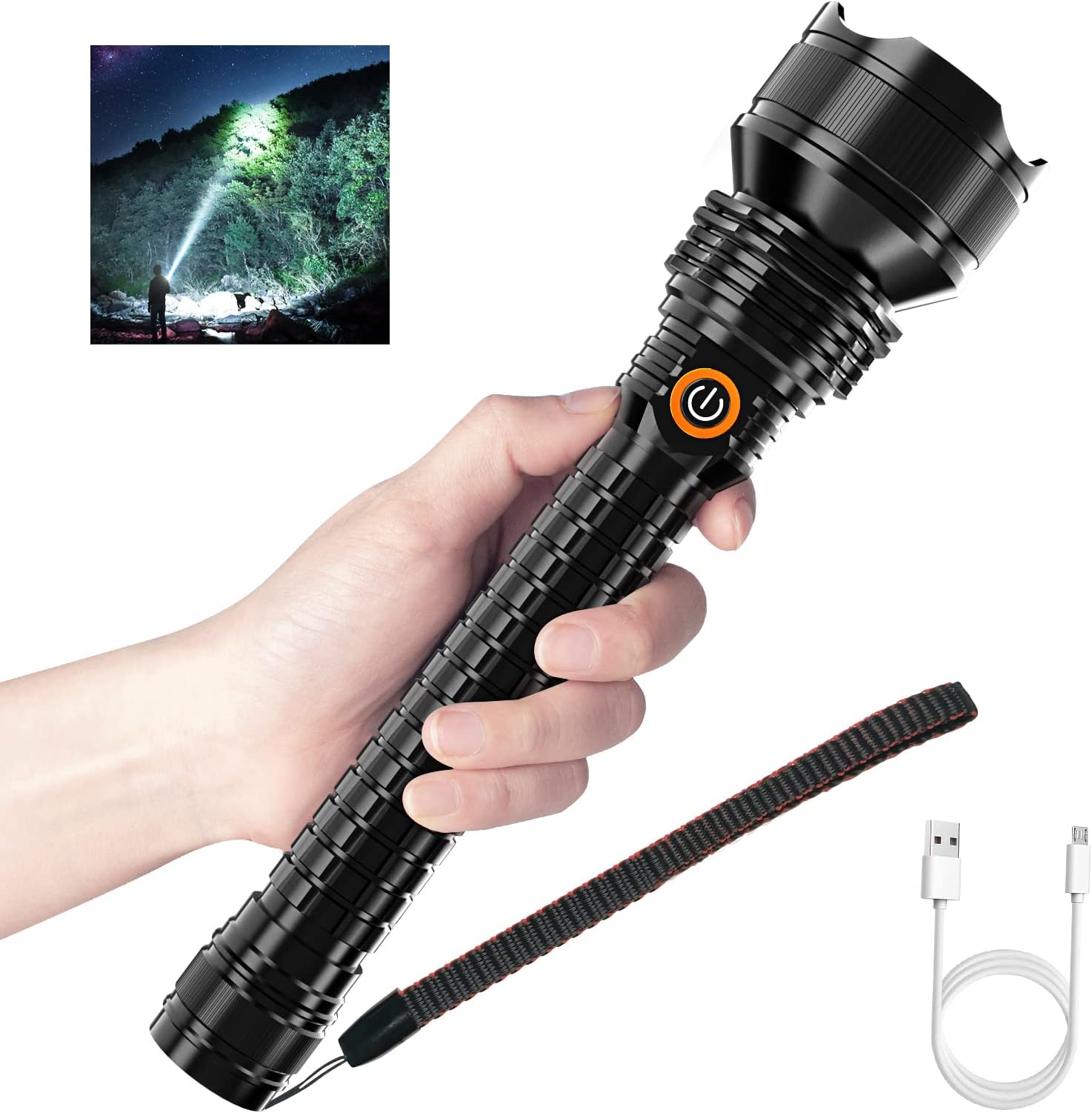 IMALENT MS32 Brightest Flashlight 200,000 Lumens, Cree XHP70.2 LEDs ...