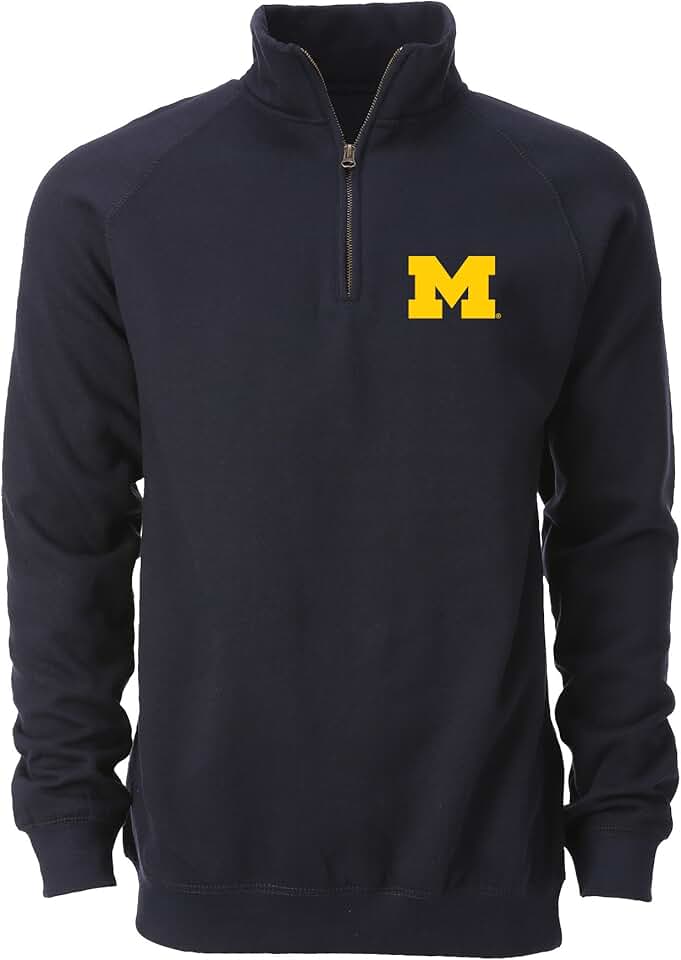 Amazon.com: university of michigan quarter zip