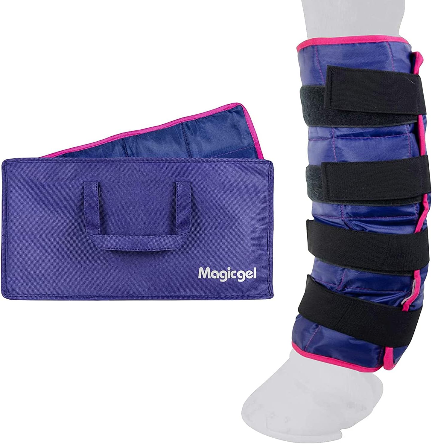 Amazon.com: Magic Gel Horse Ice Pack with Carry Case - Single Ice Boots ...