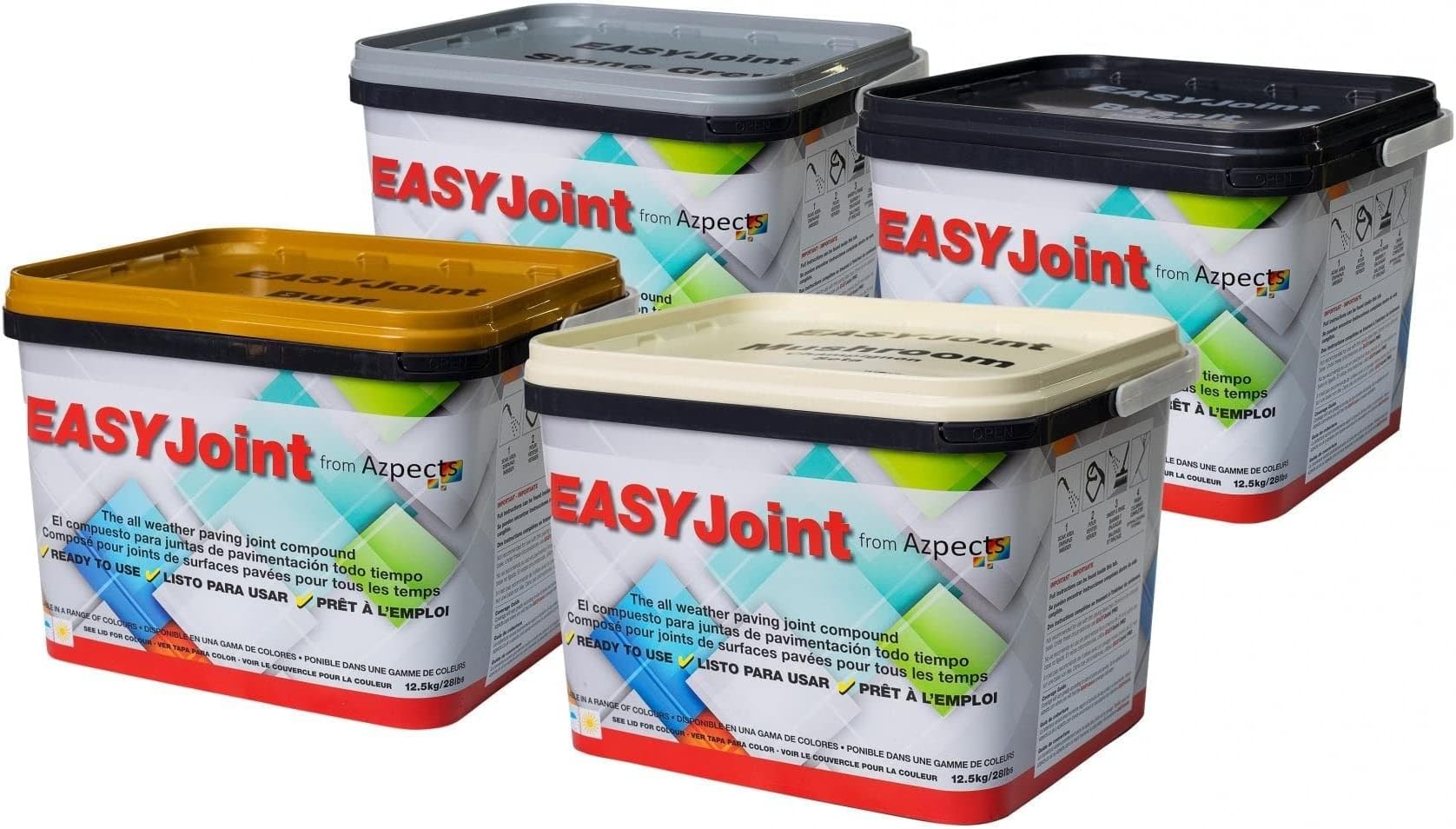 EASY Joint Paving Jointing Compound 12.5kg – JET BLACK : Amazon.co.uk ...