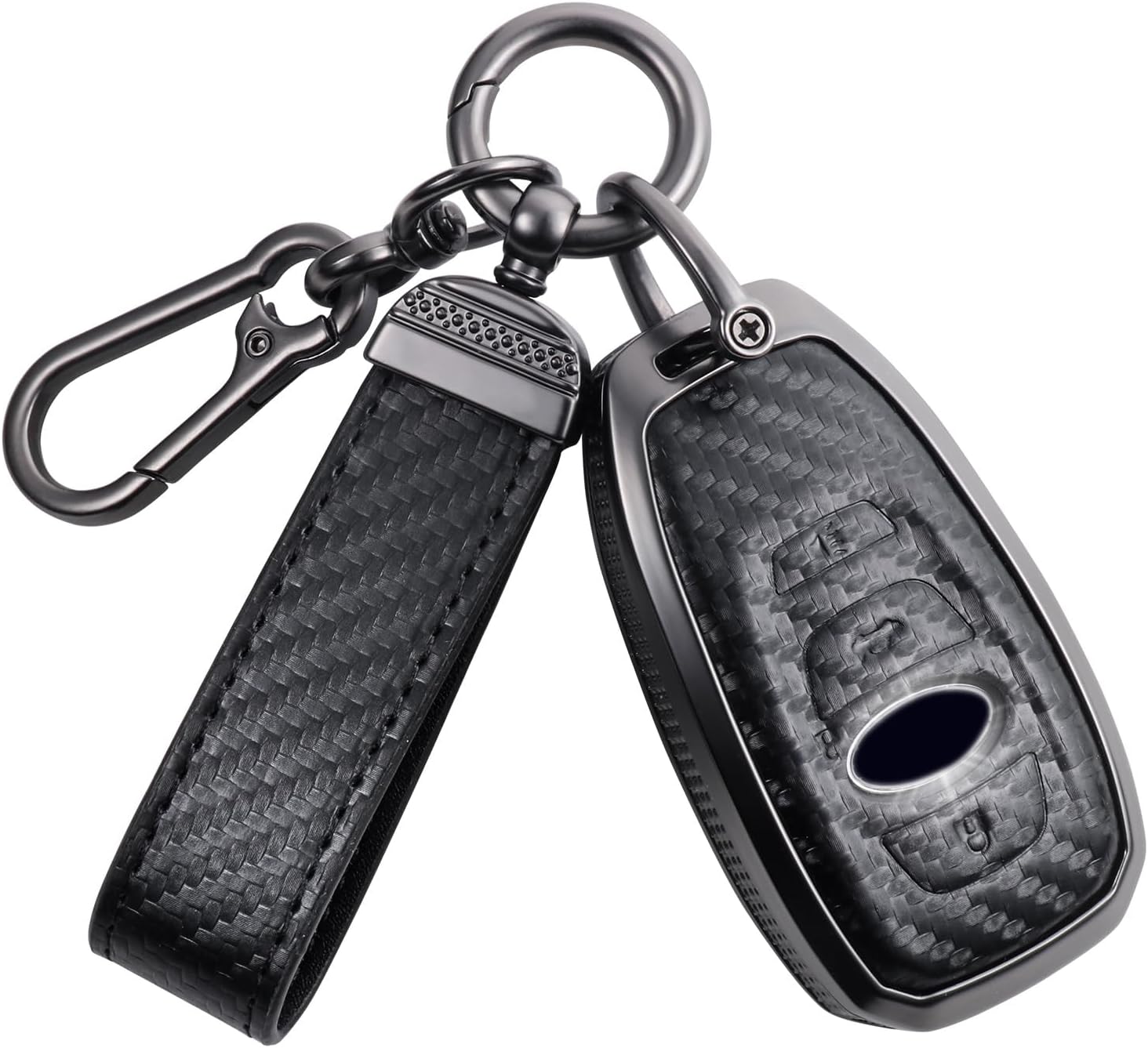 Amazon.com: YONUFI for Subaru Key Fob Cover Keychain Metal Smart Keys ...