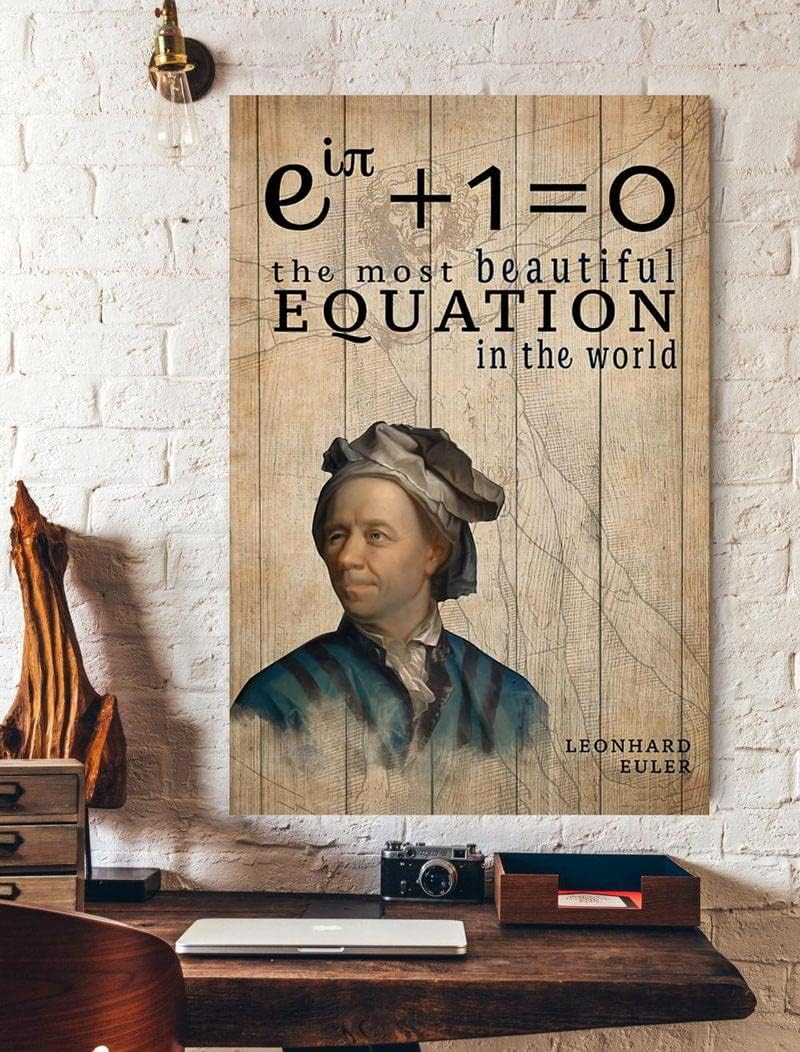 Amazon.com: Vaborous Leonhard Euler Poster, Mathematician Who Changed ...
