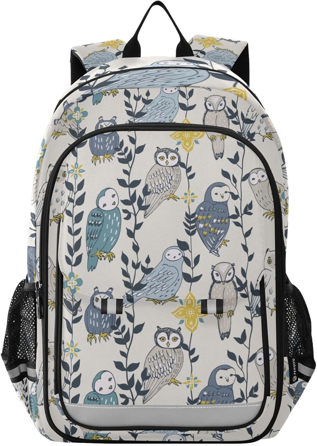 Amazon.com: Glaphy Owls and Flowers Backpack School Bag Lightweight ...