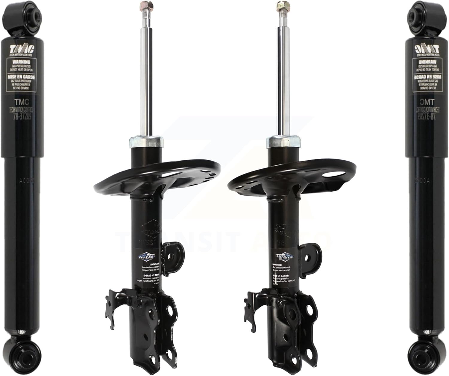Amazon.com: TMC Front Rear Suspension Struts And Shock Absorbers Kit ...