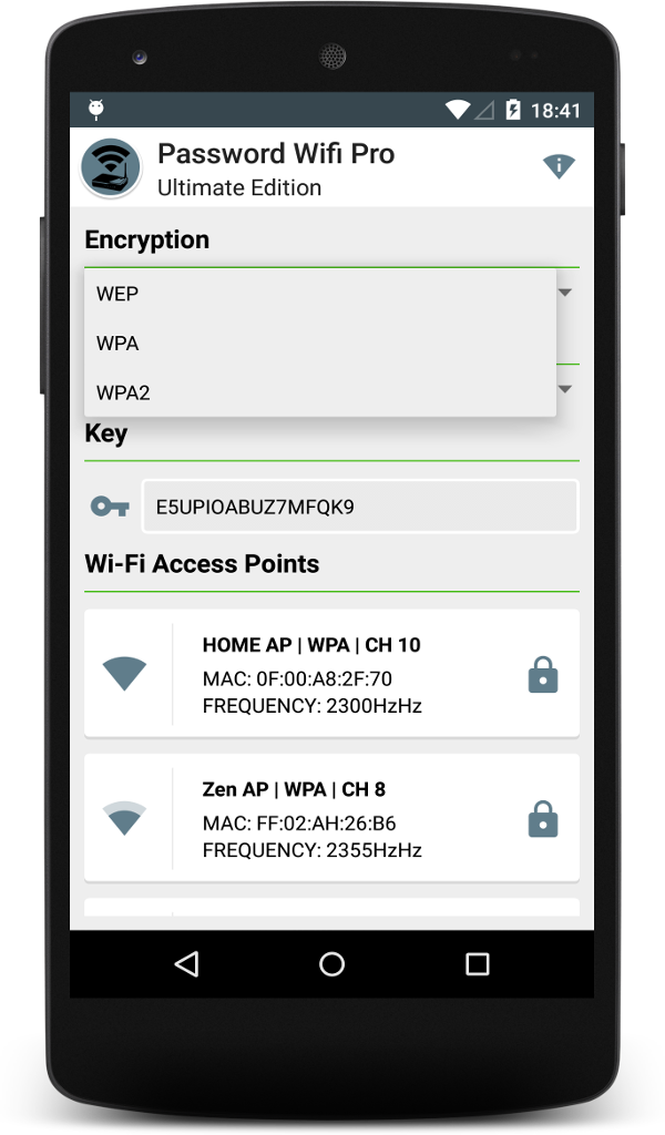 WI-FI PASSWORD GENERATOR - App on Amazon Appstore