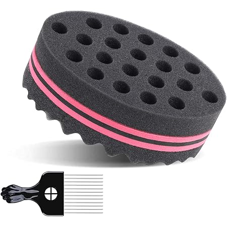 Amazon.com : Magic Twist Hair Sponges - LEADUWAY Curling Sponge, Sponge ...