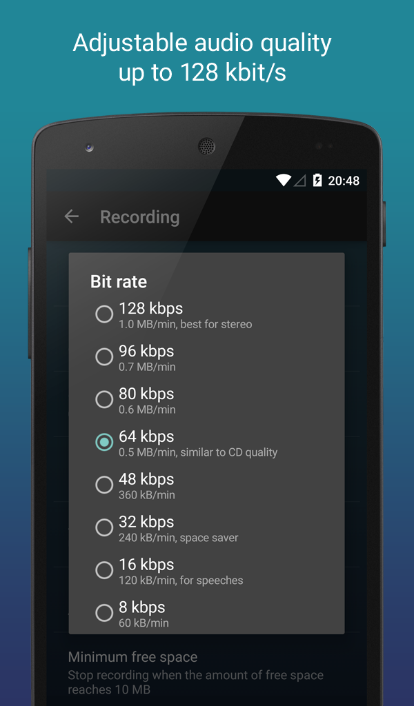 Hi-Q Audio Recorder (Pro) - App on Amazon Appstore