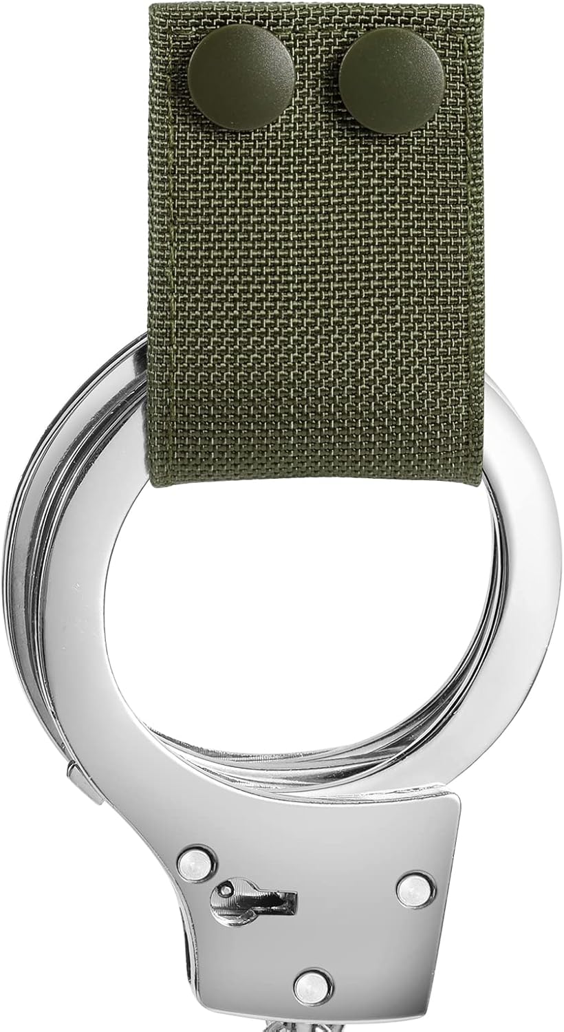 Amazon.com : Tactical Handcuff Strap Holder Case Heavy Duty Nylon ...