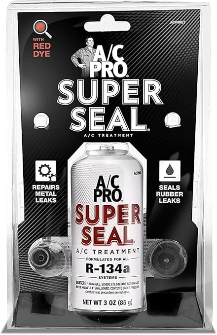 InterDynamics A/C Pro Super Seal AC Stop Leak Kit with Dispensing Hose ...