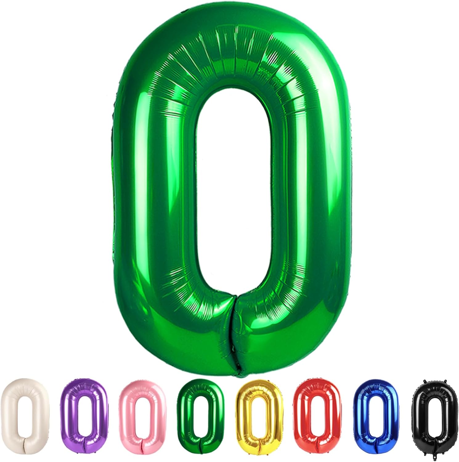Amazon.com: Number 0 Balloons Dark Green Party Decorations for Women ...