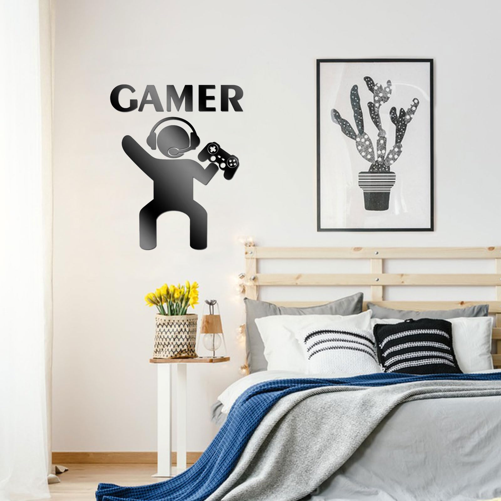 Snapklik.com : Gamer Wall Decals Gaming Controller Wall Decor Modern ...